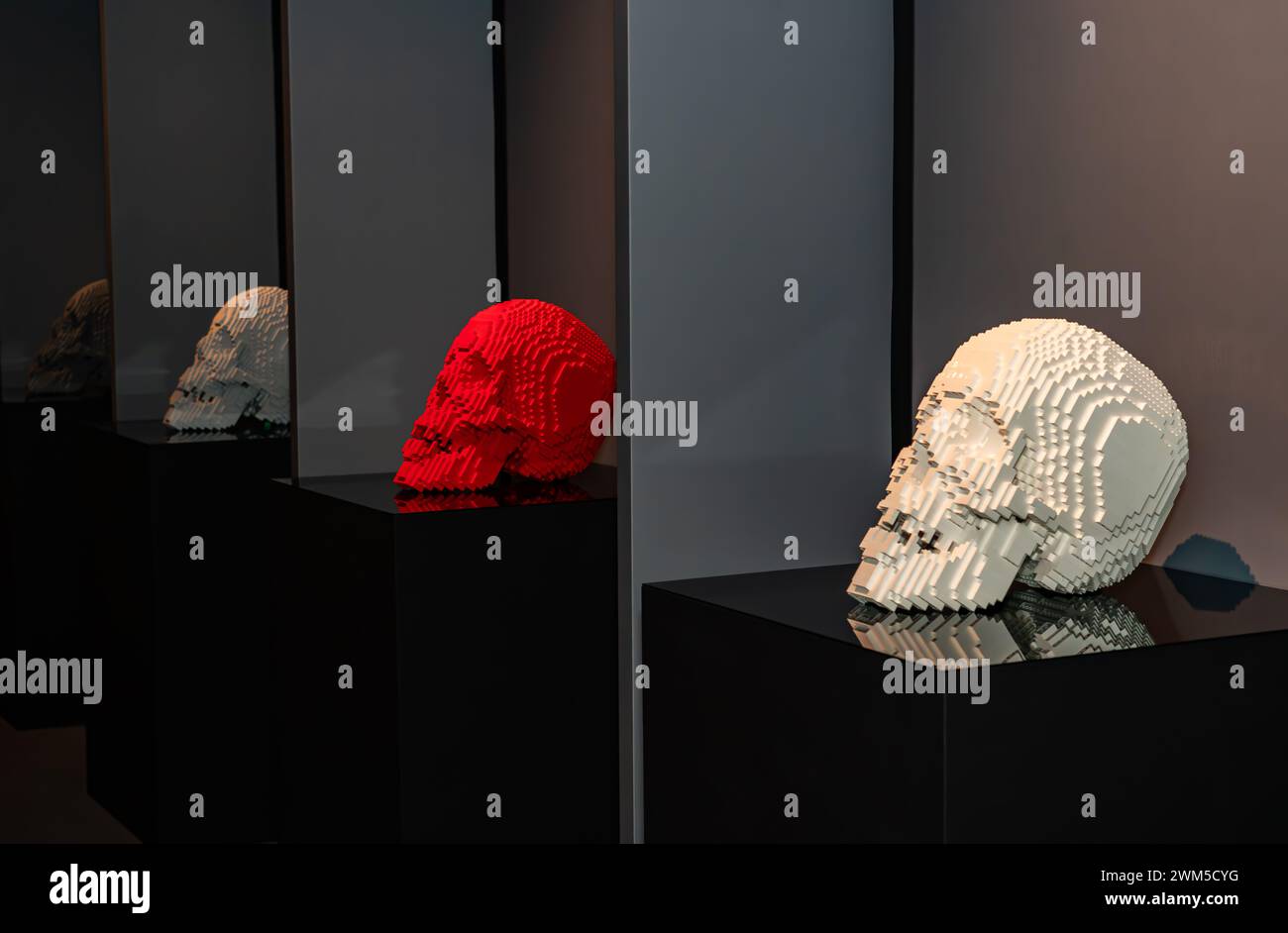 Lego Art Exhibition in Olympia Theater made by artist Nathan Sawaya ...