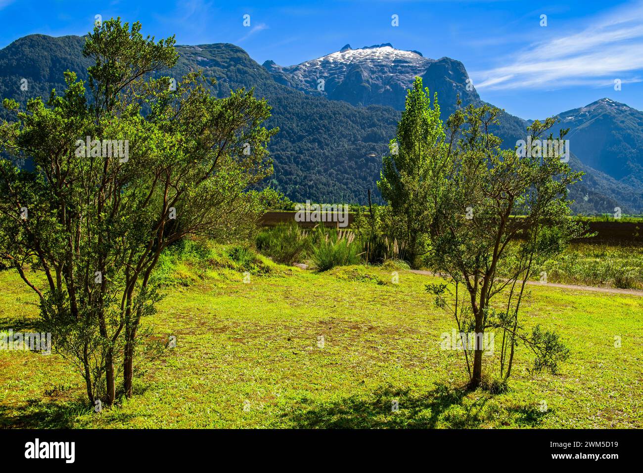 Trekking through Peulla, Chile, Andean Crossing Stock Photo - Alamy
