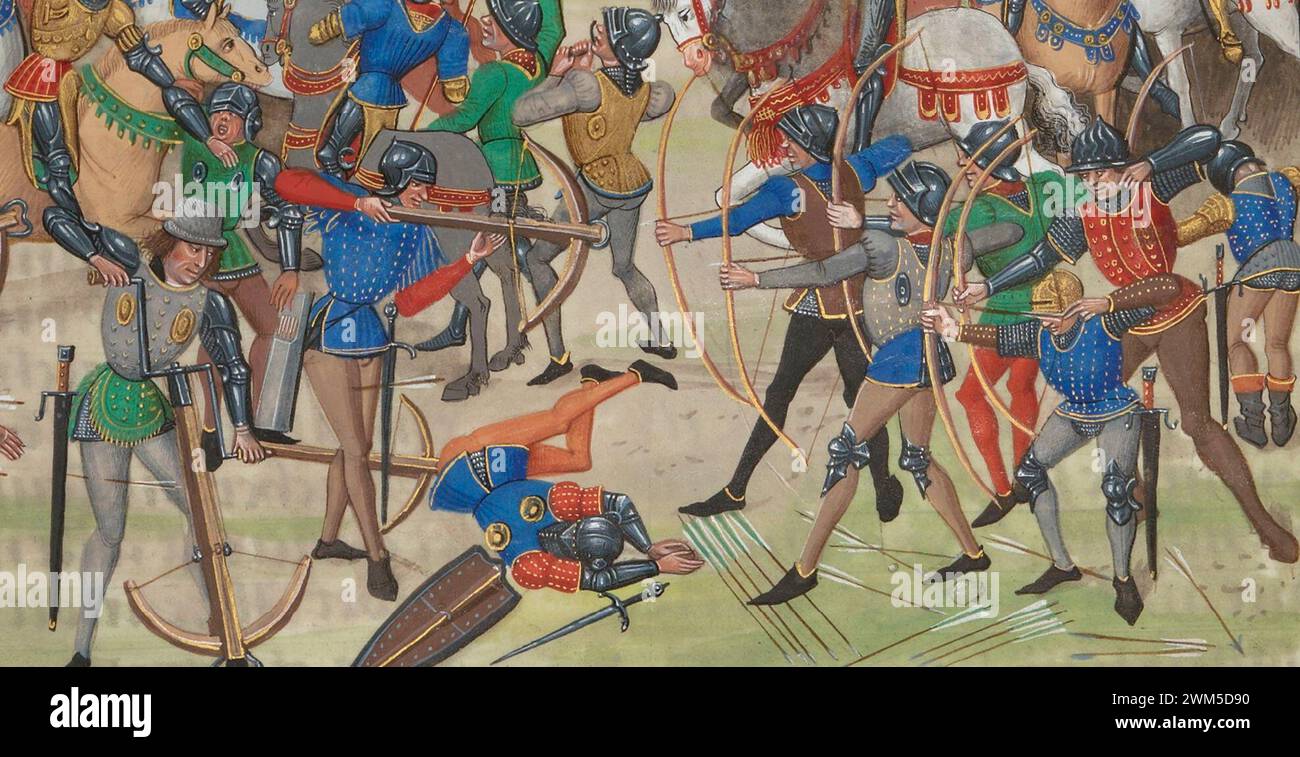 Froissart battle crecy hi-res stock photography and images - Alamy