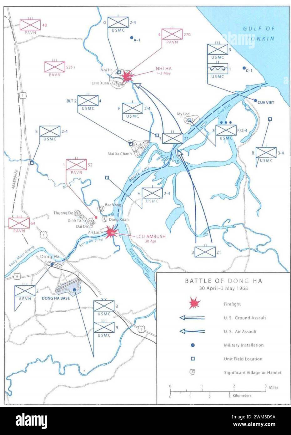 Battle of Dai Do 30 April - 3 May 1968 Stock Photo - Alamy