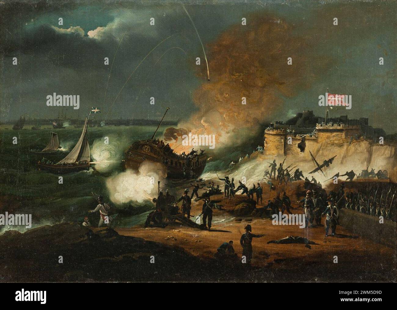 Battle of copenhagen 1801 hi-res stock photography and images - Alamy