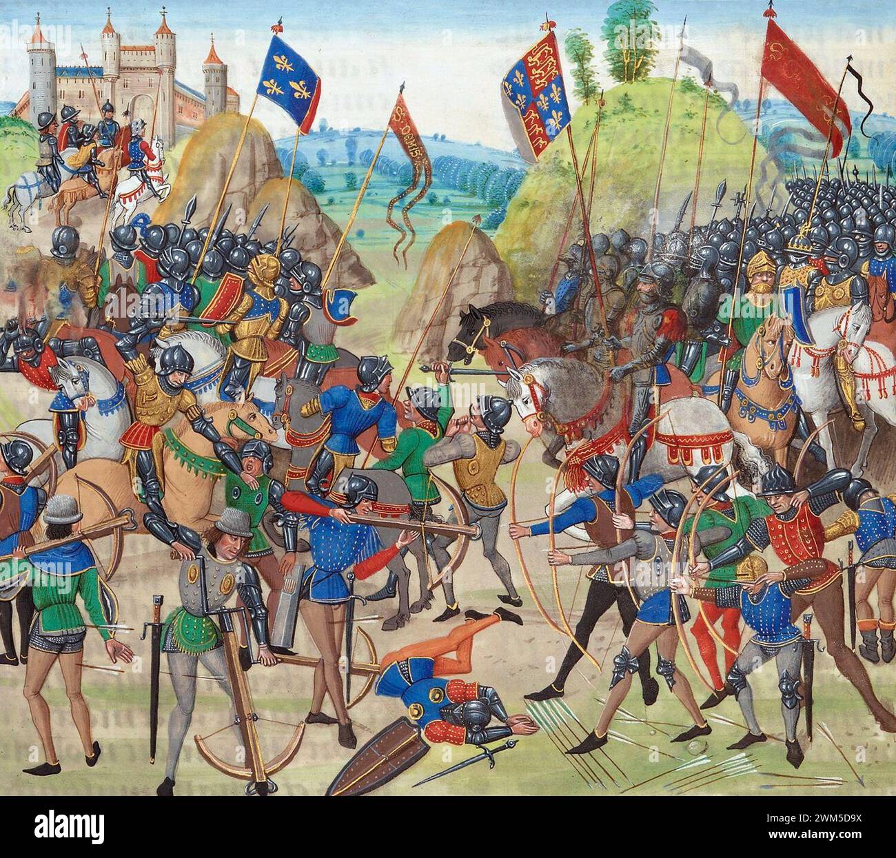 Froissart battle crecy hi-res stock photography and images - Alamy