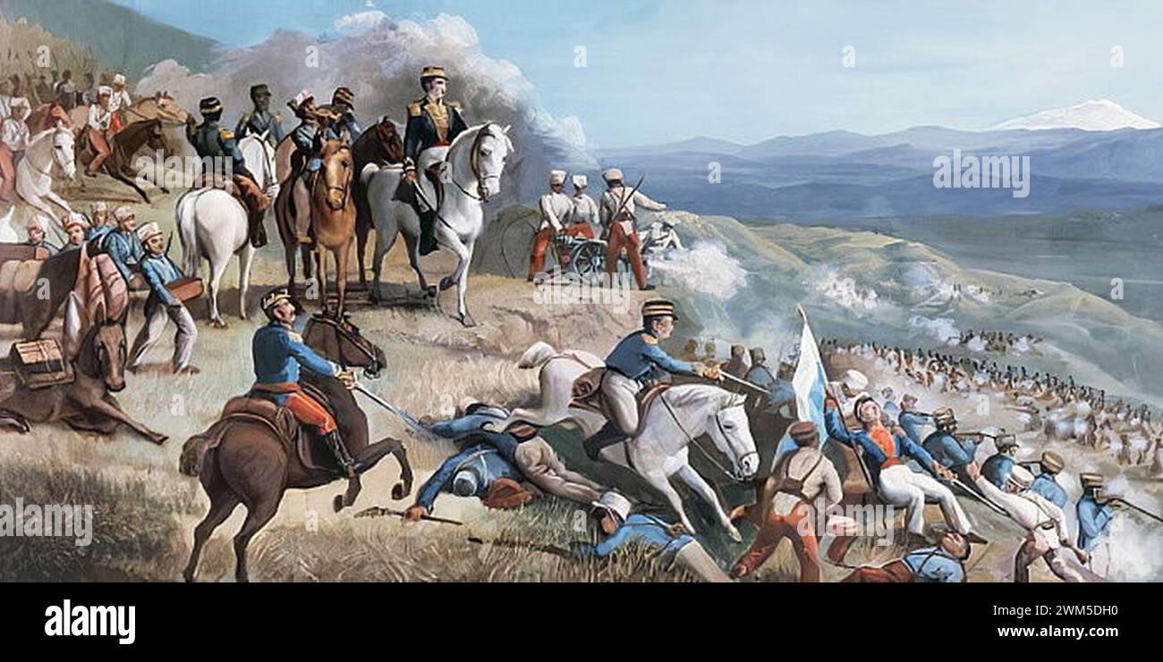Simon bolivar battle hi-res stock photography and images - Alamy
