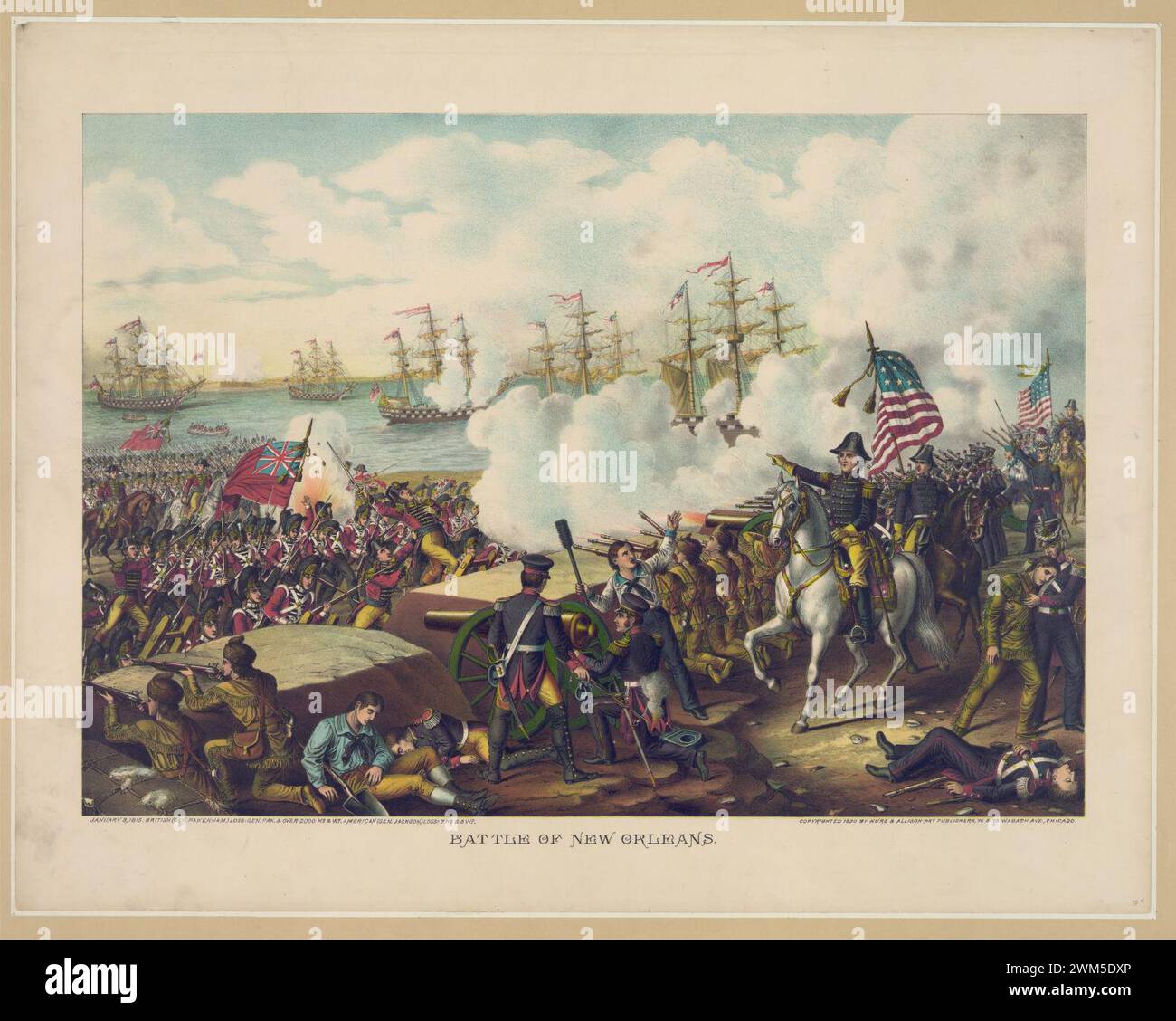 Battle of New Orleans Stock Photo - Alamy