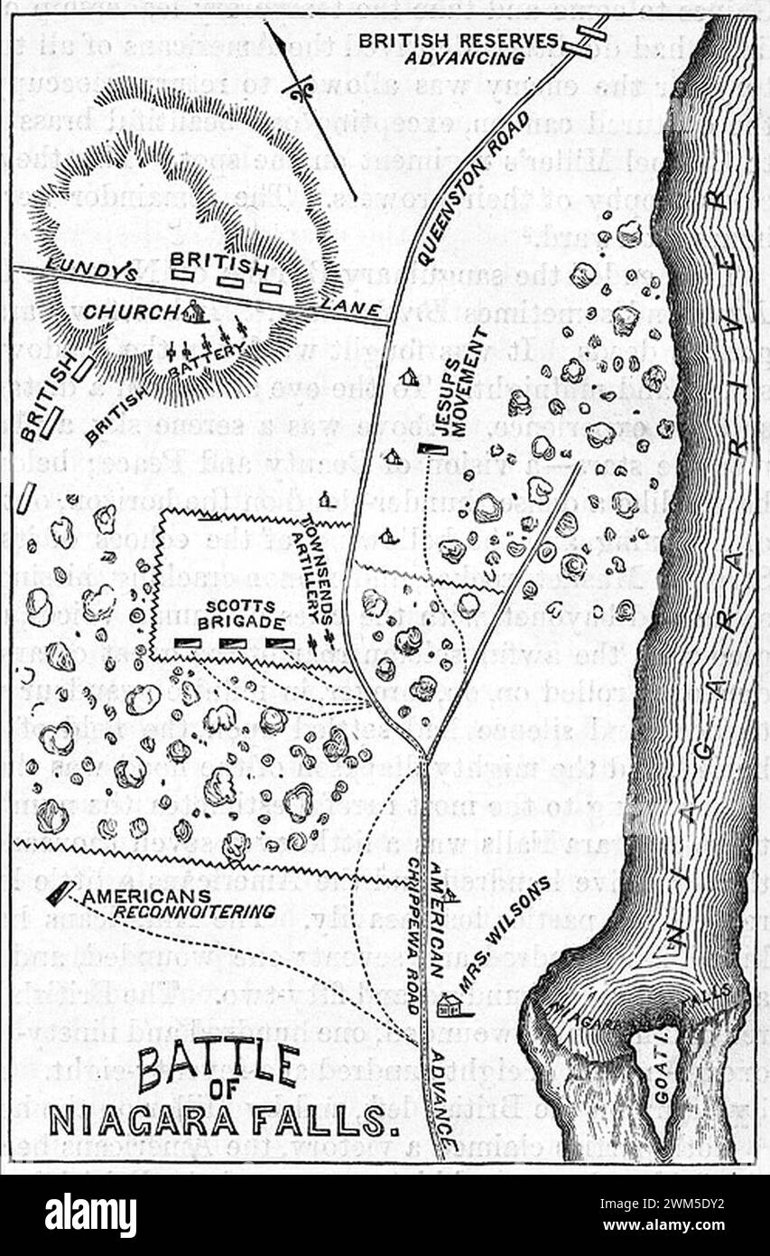Niagara falls map hi-res stock photography and images - Alamy