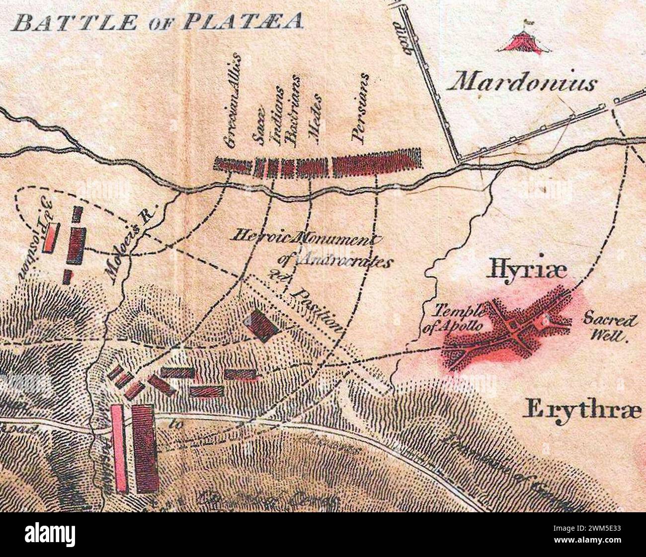 Battle of Plataea 479 BCE Stock Photo - Alamy