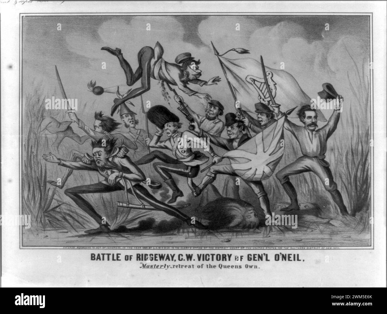 Battle of Ridgeway, C.W. Victory of Gen'l O'Neil. ''Masterly'' retreat ...
