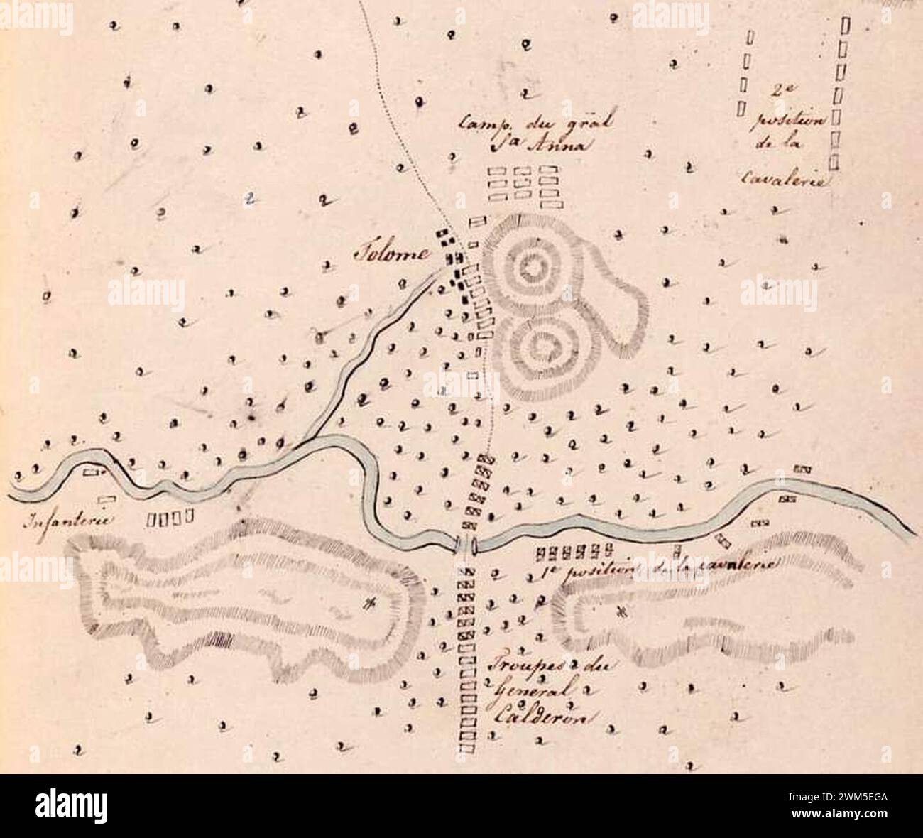 Battle of Tolomé, 3 March 1832 Stock Photo - Alamy