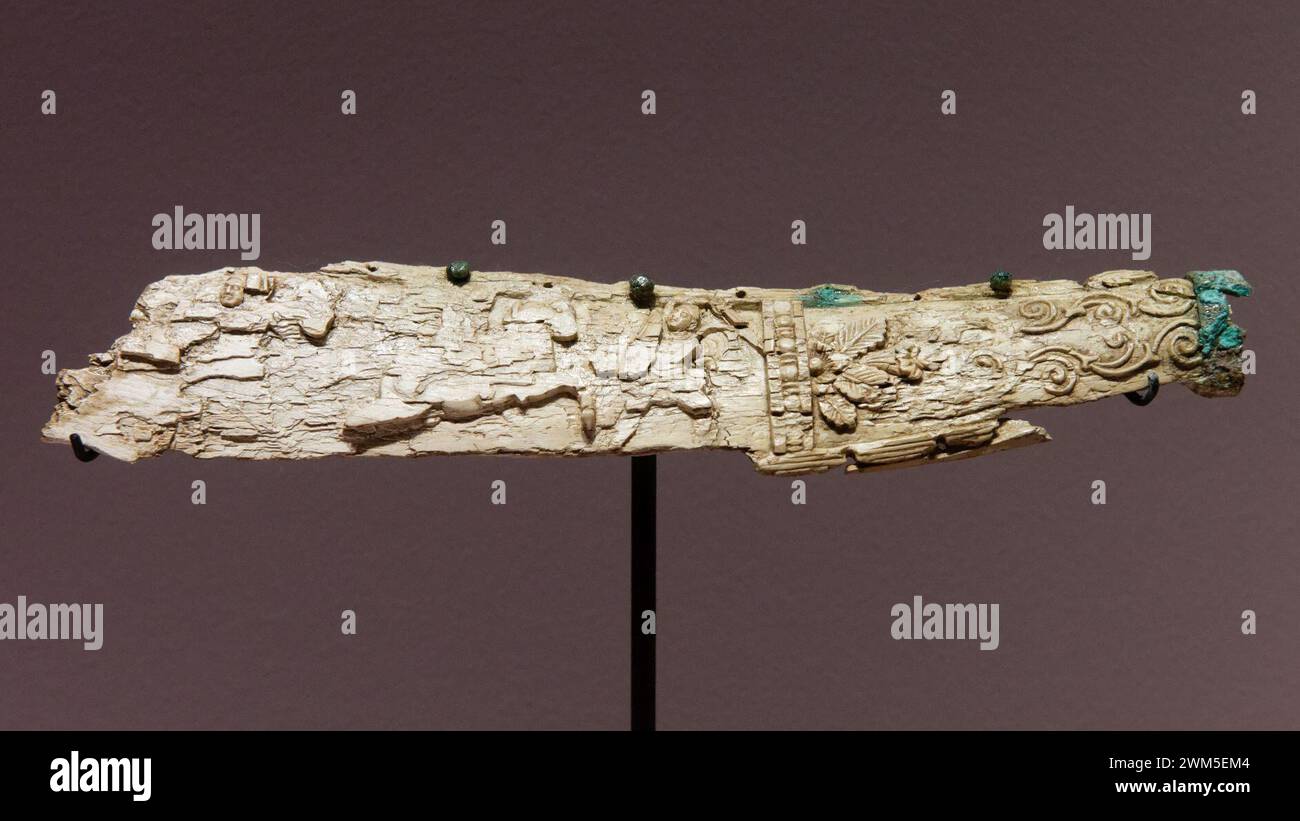 Battle rider foot soldier Oxus Temple Stock Photo - Alamy