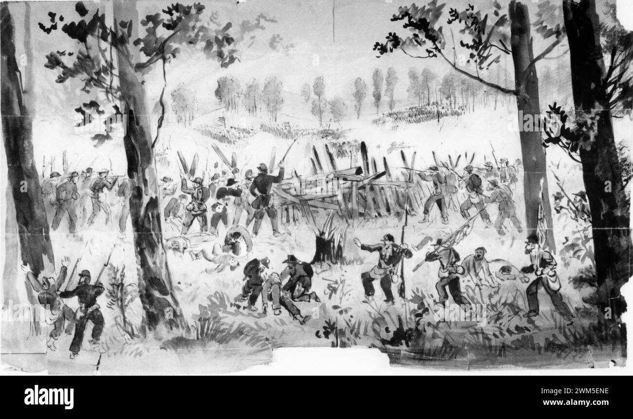 The battle of atlanta Black and White Stock Photos & Images - Alamy