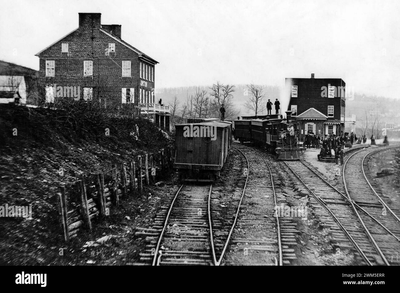 American steam locomotive 1800s hi-res stock photography and images - Alamy