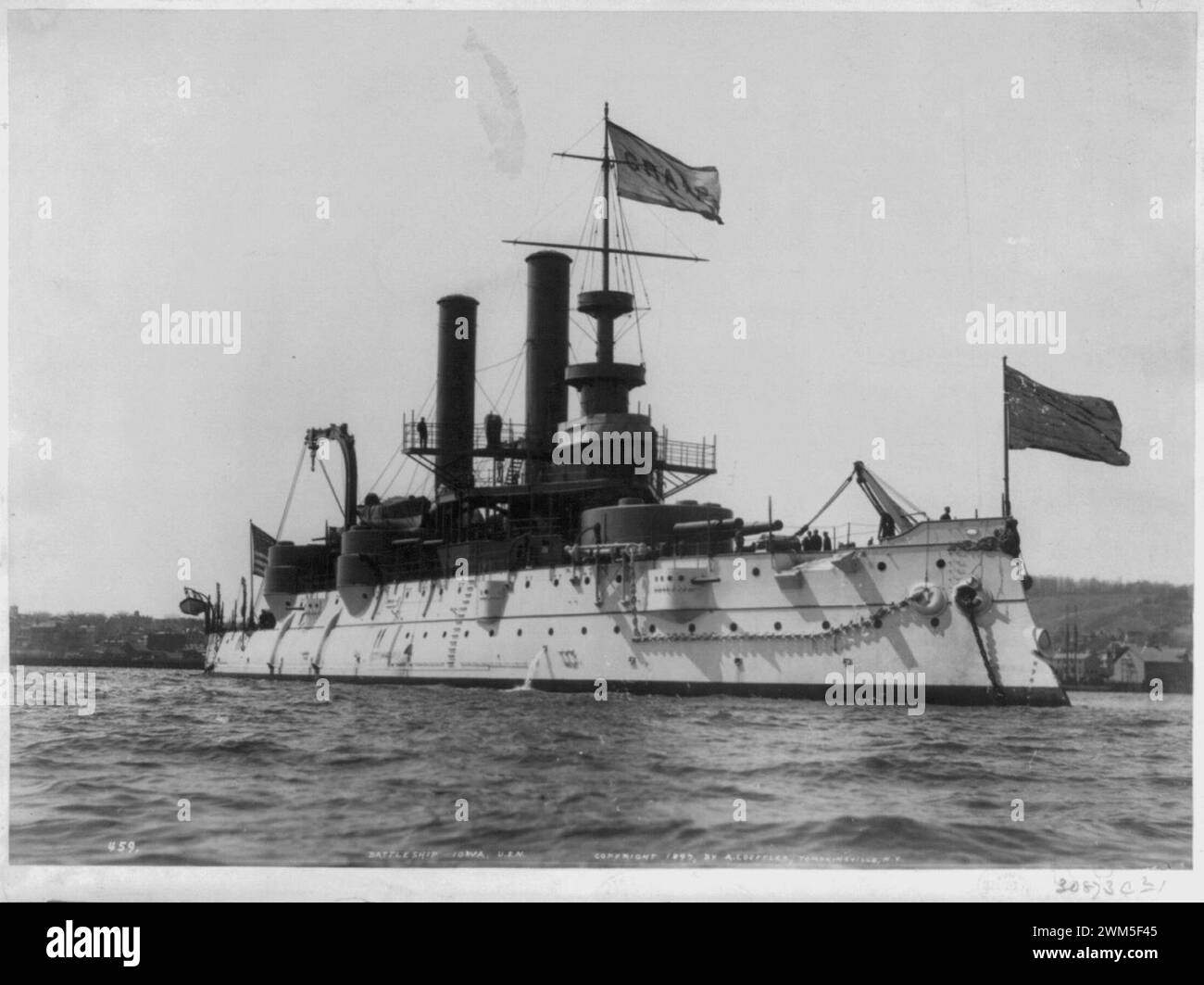 Battleship IOWA, U.S.N Stock Photo - Alamy