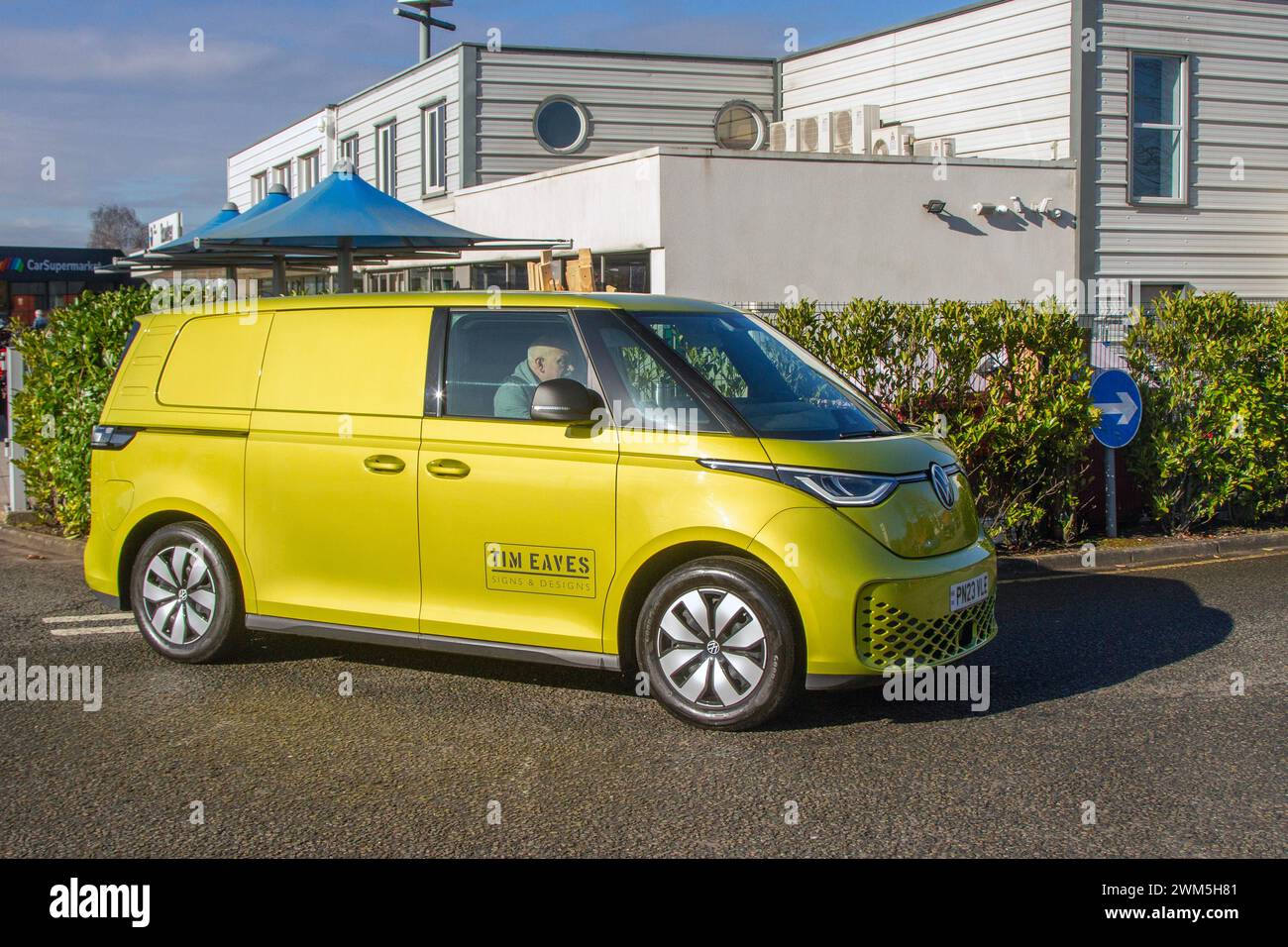 VW Volkswagen commercial vehicle ID Buzz Commerce cargo van in Preston ...