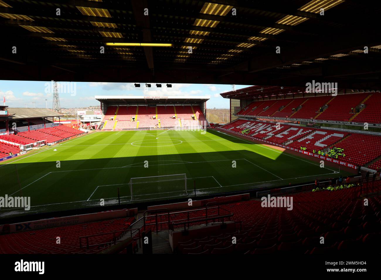 Oakwell Stadium, Barnsley, England - 24th February 2024 A general view ...