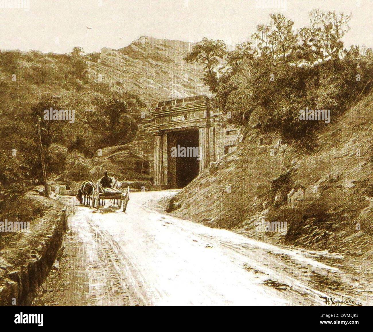 Baydar Gate 1893 Stock Photo - Alamy