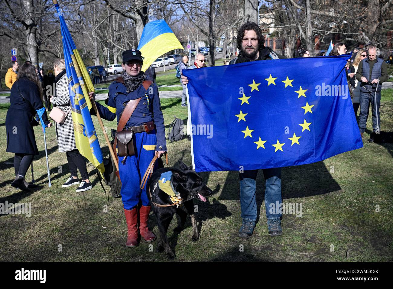 Prague, Czech Republic. 24th Feb, 2024. Prague, Czech Republic. 24th ...