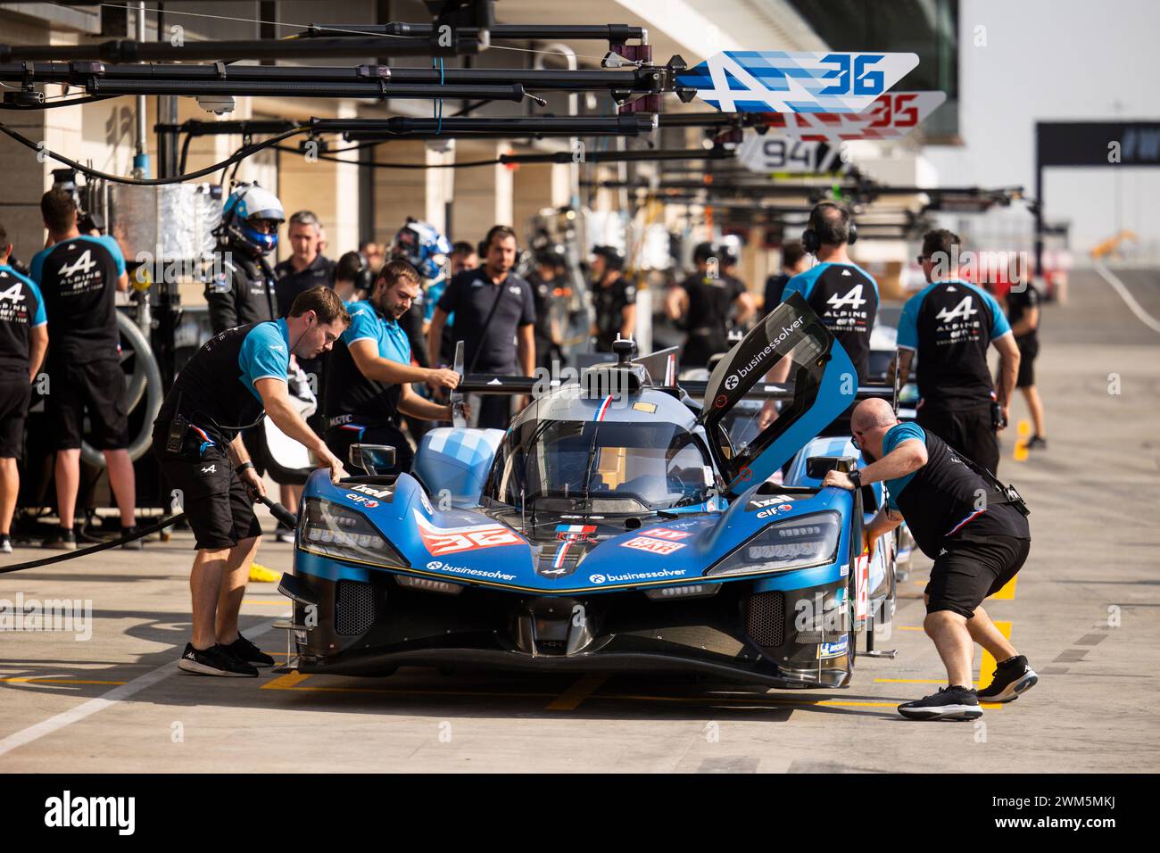 Lusail, Qatar. 24th Feb, 2024. Alpine Endurance Team, Alpine A424 #36 ...