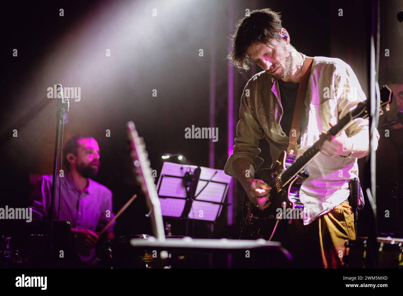 Italian experimental music collective C'mon tigre perform live in Turin ...