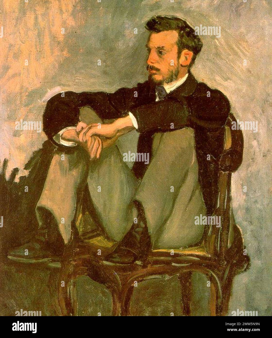 Portrait of bazille by renoir hi-res stock photography and images - Alamy