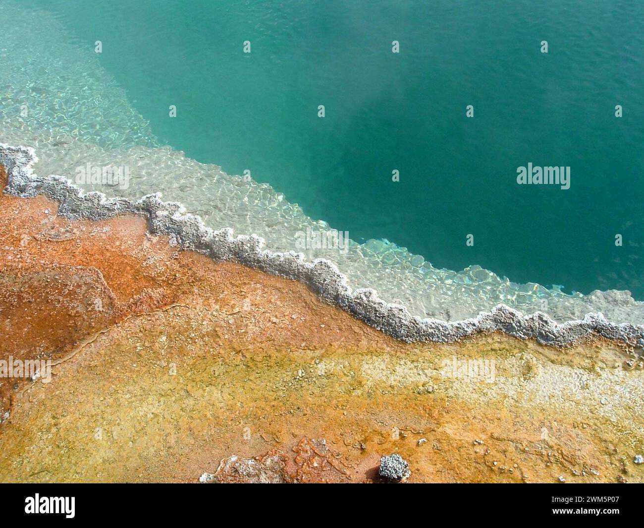 Beartooth Highway - Bacteria Around the Pool Stock Photo - Alamy