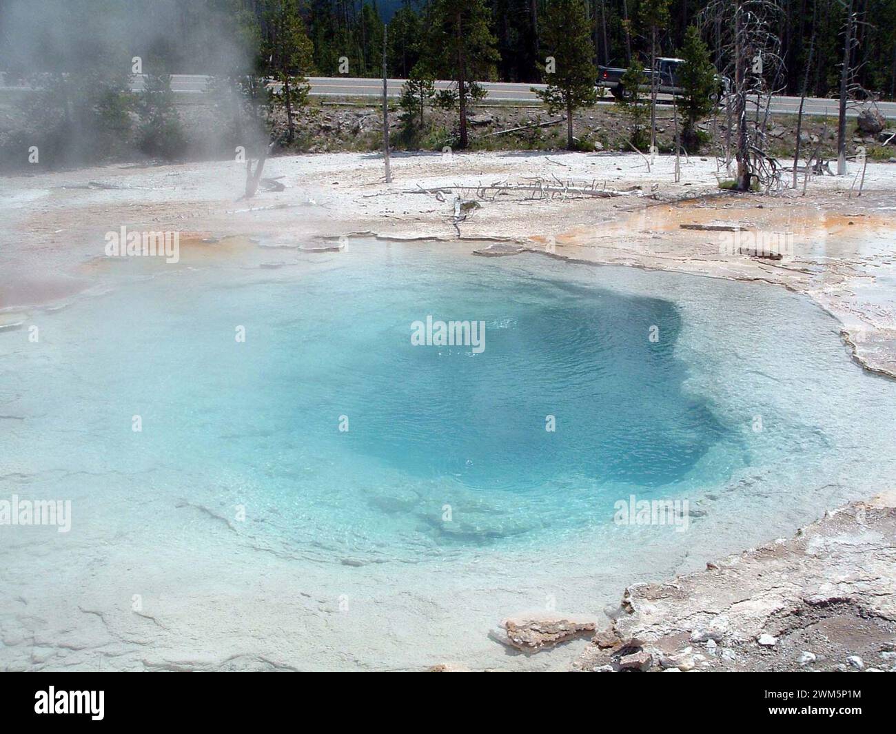 Beartooth Highway - Hot Water Pools Stock Photo - Alamy