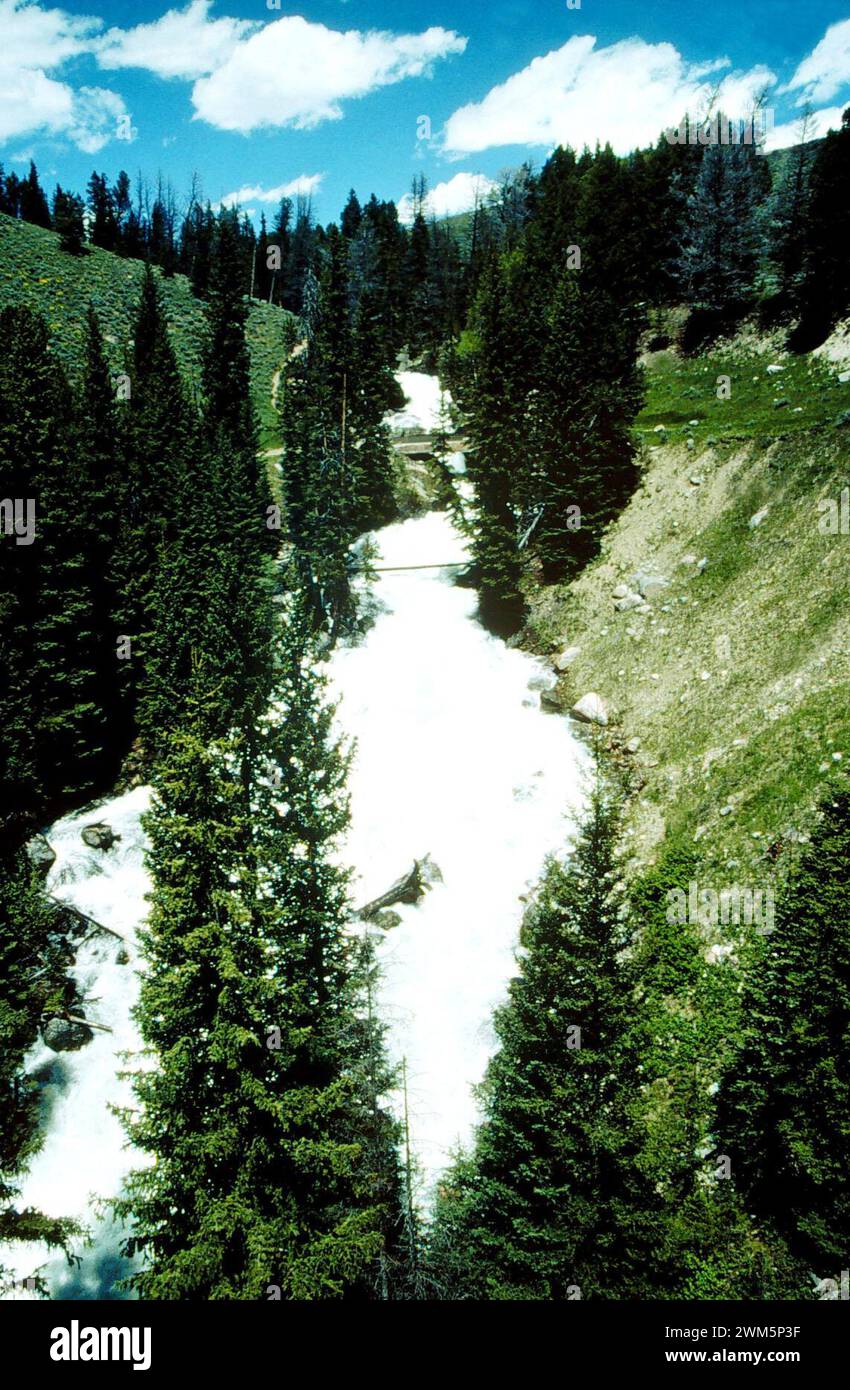 Beartooth Highway - Lake Creek Falls Stock Photo - Alamy