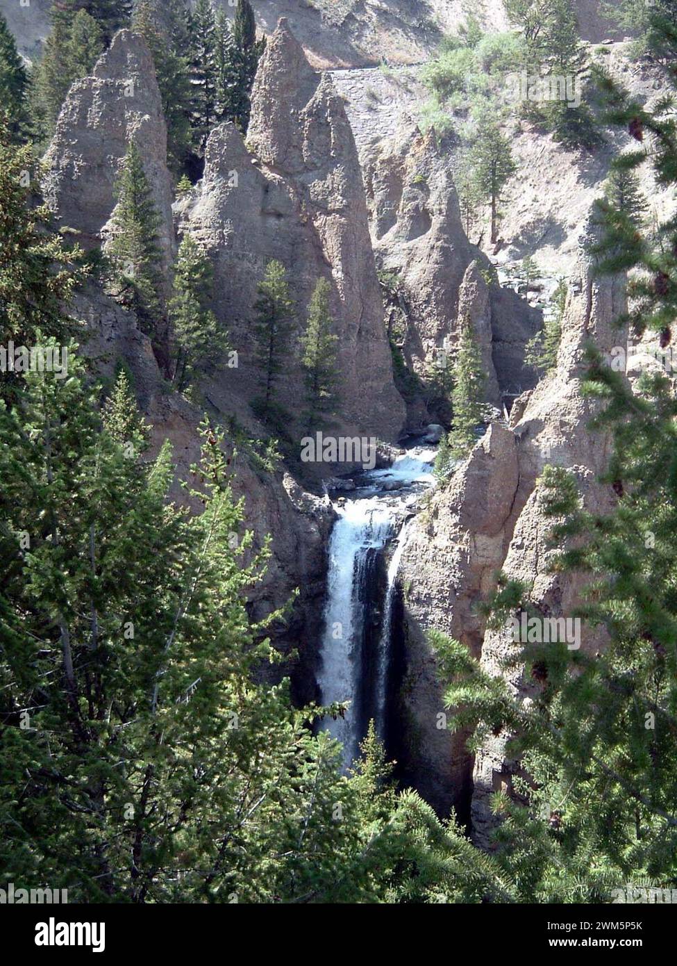 Beartooth Highway - Tower Falls Stock Photo - Alamy