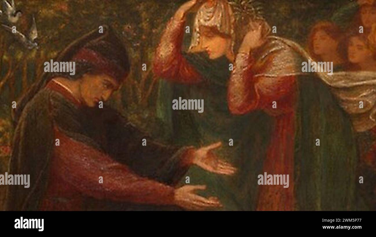 Beata Beatrix-Dante and Beatrice Stock Photo - Alamy