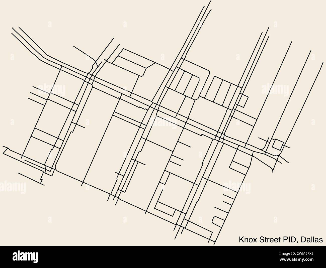 Map of knox city hi-res stock photography and images - Alamy