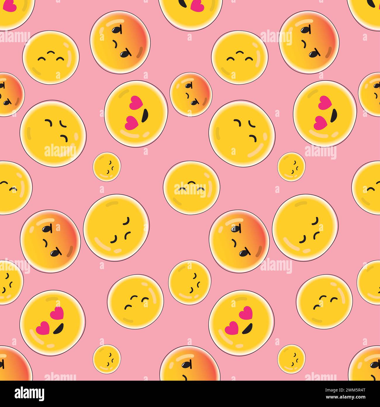 Emoji icons Pattern background Vector Stock Vector Image & Art - Alamy