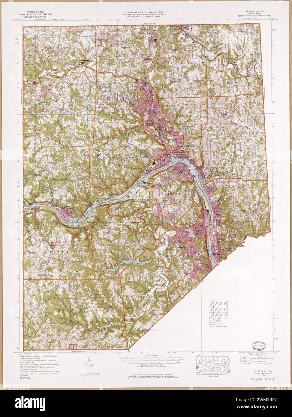 Beaver County, Pennsylvania Stock Photo - Alamy