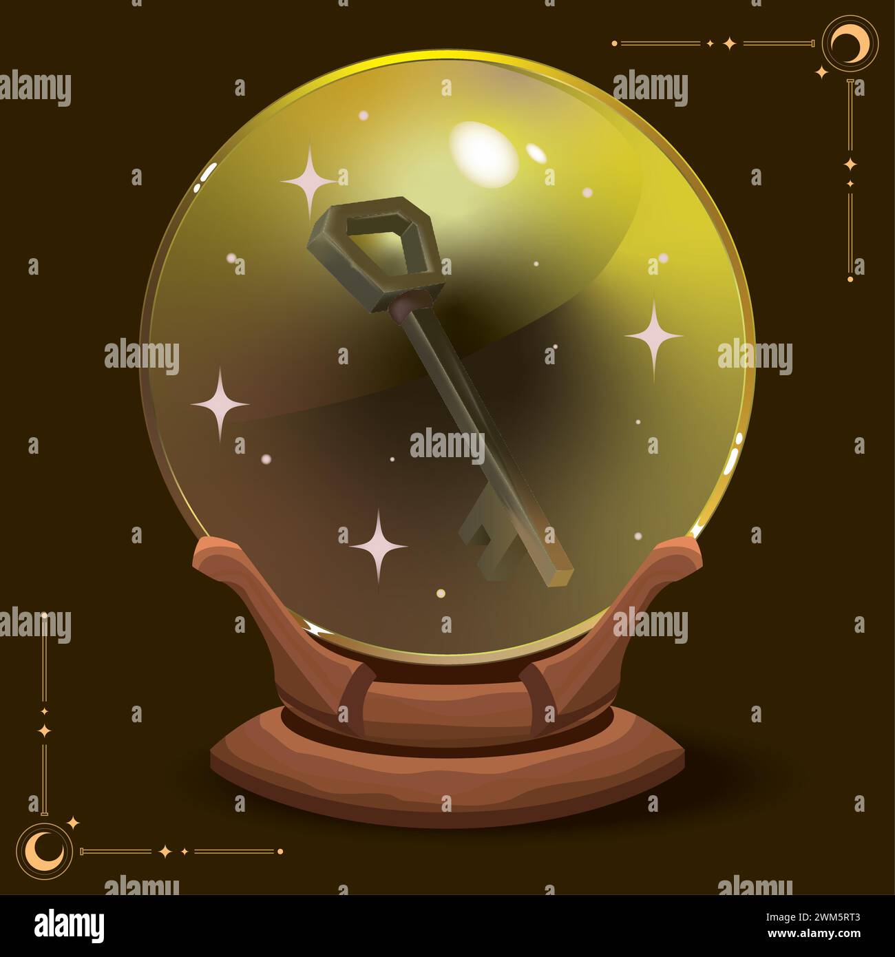 Key to fortune Stock Vector Images - Alamy