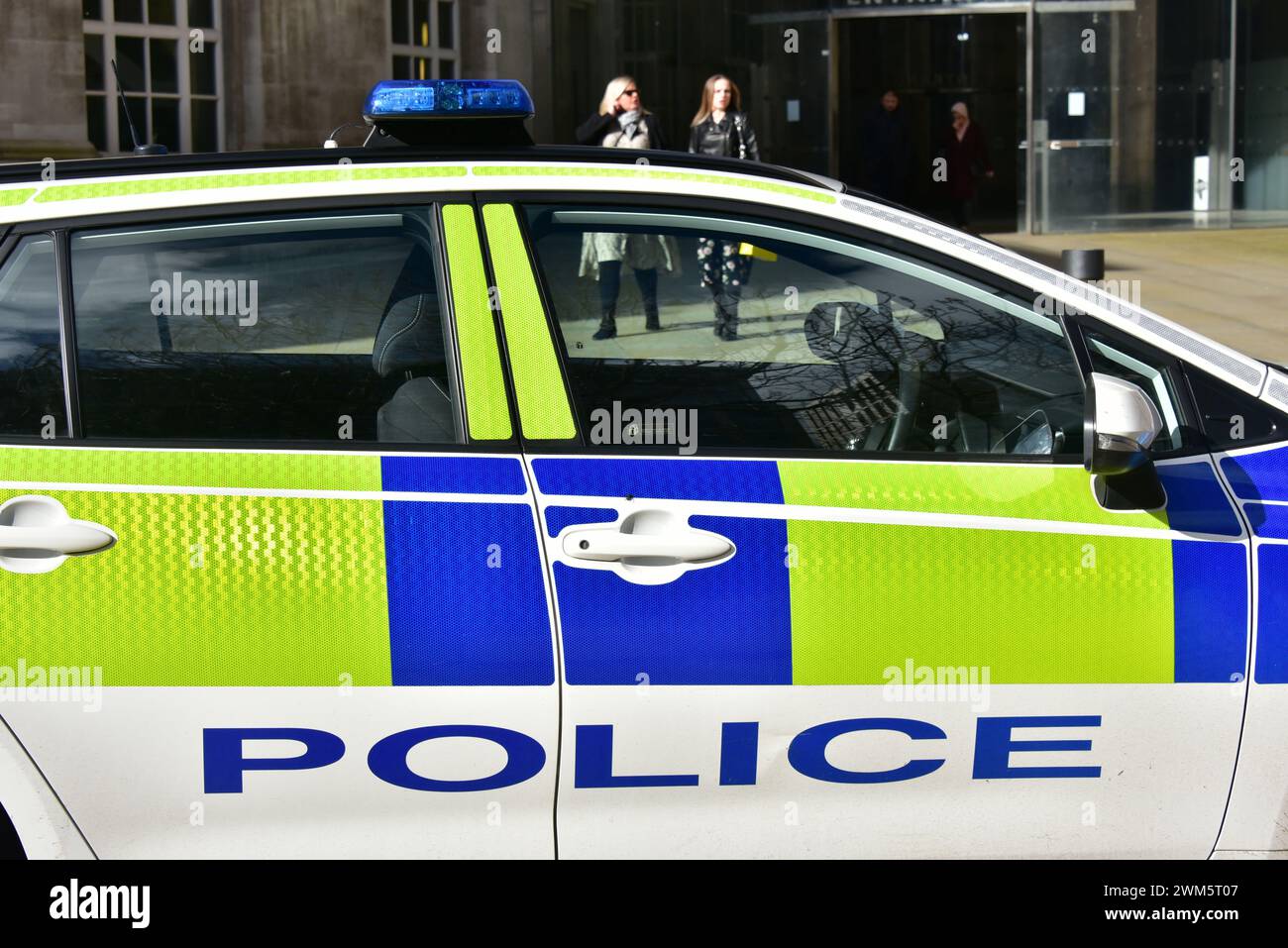 Manchester police car hi-res stock photography and images - Alamy