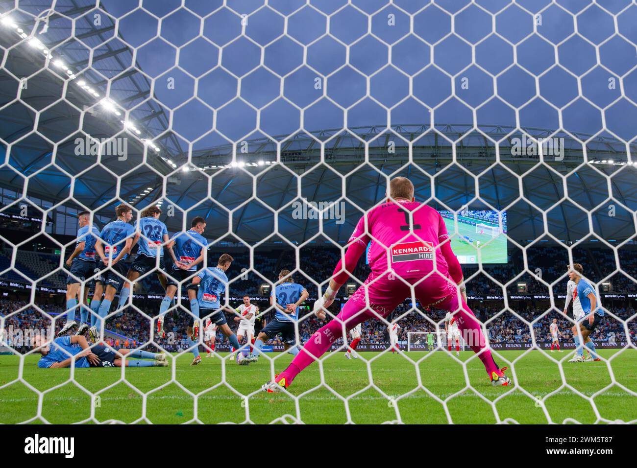 Sydney, Australia. 24th Feb, 2024. Goalkeeper, Andrew Redmayne of ...