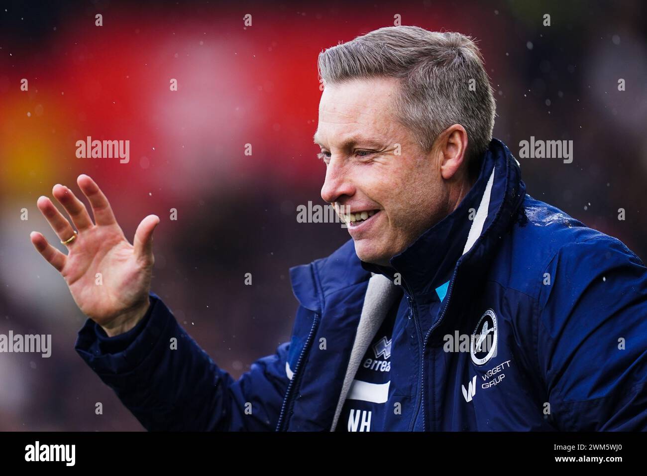Millwall manager Neil Harris during the Sky Bet Championship match at ...