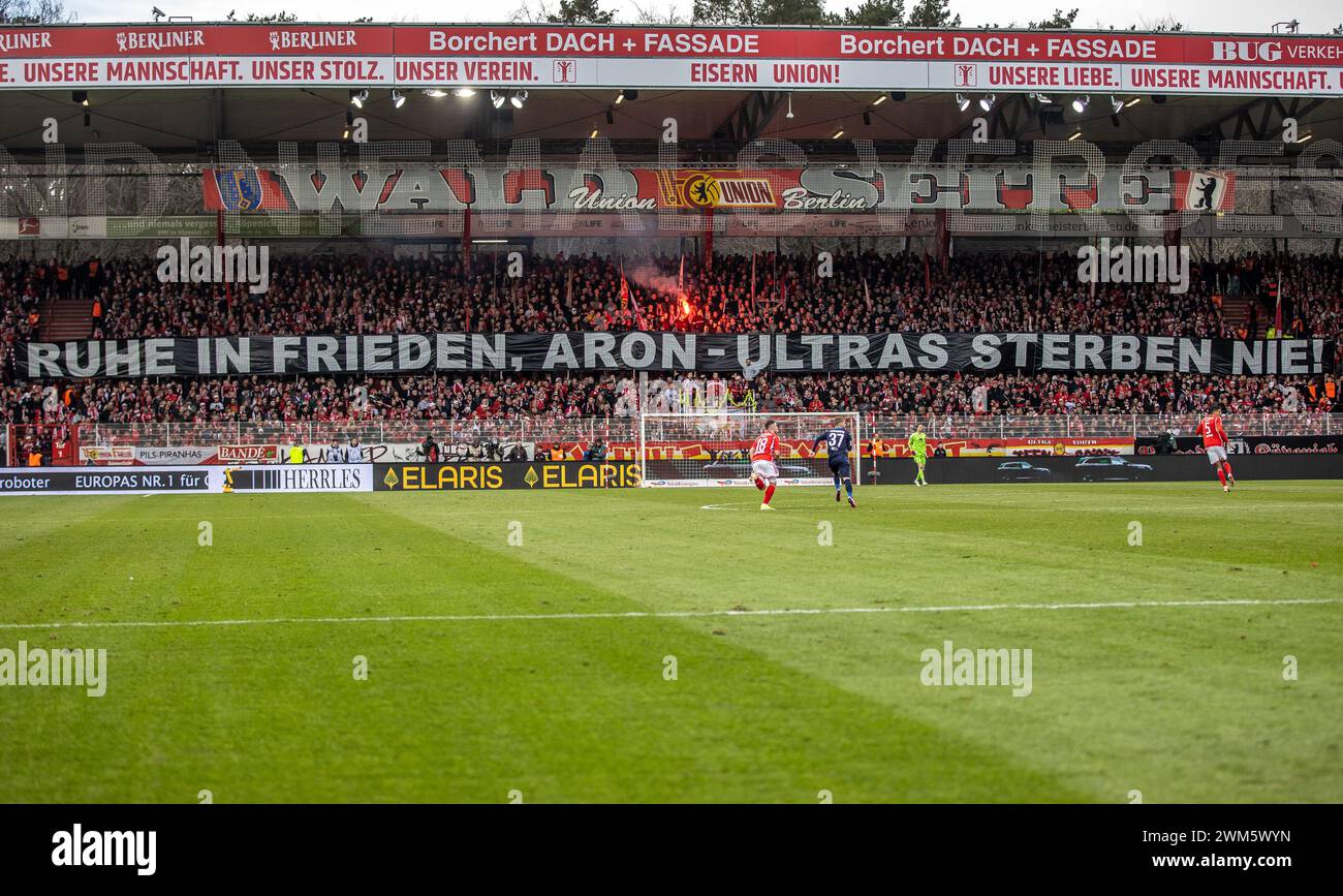 24 February 2024, Berlin: Soccer: Bundesliga, 1. FC Union Berlin - 1 ...