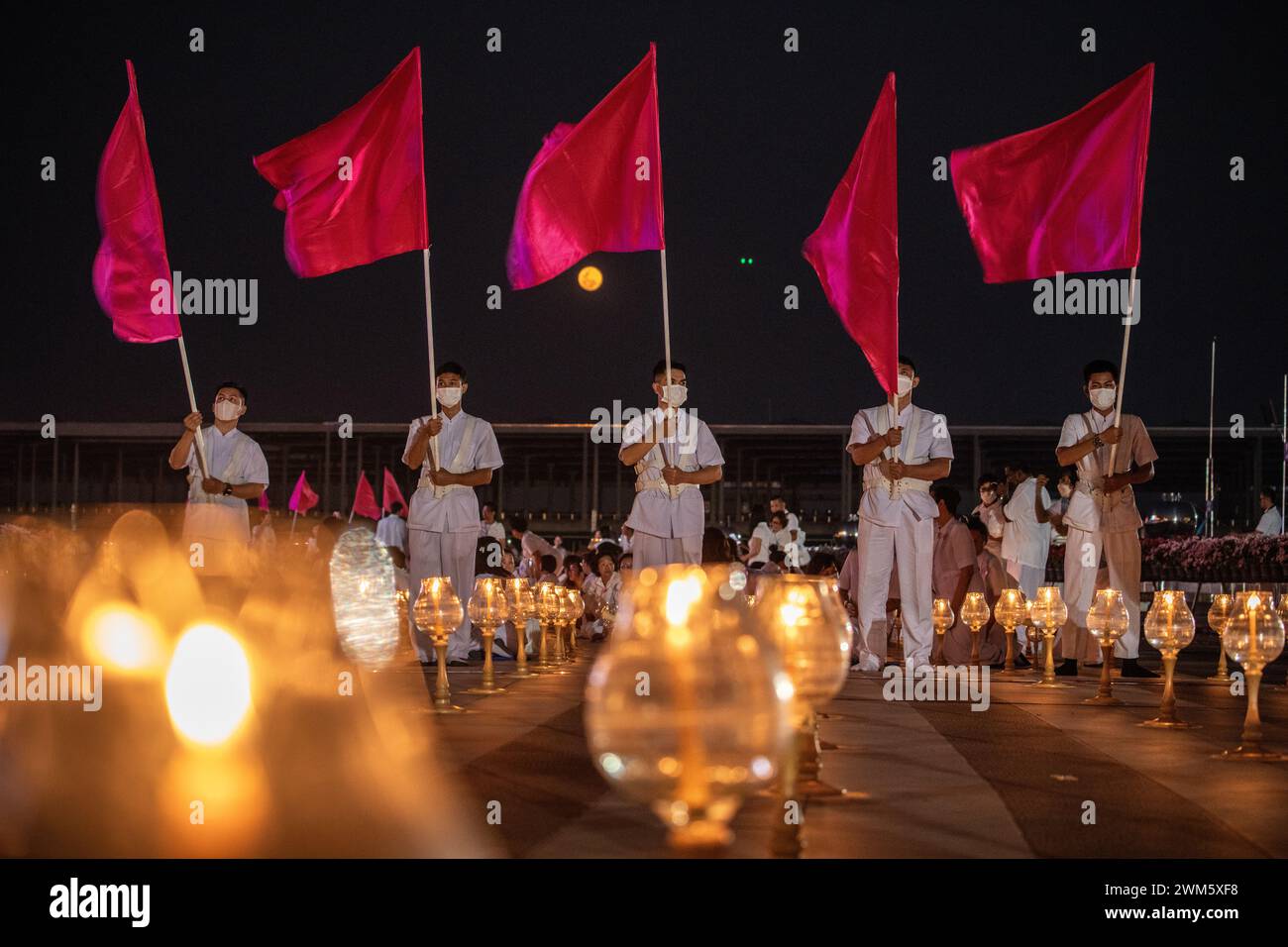 Buddist religious flags hi-res stock photography and images - Alamy