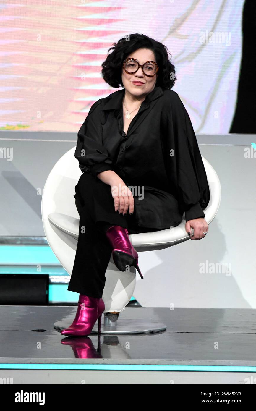 Milan, TV broadcast “TV Talk” - Rai 3 - Marta Cagnola Stock Photo - Alamy