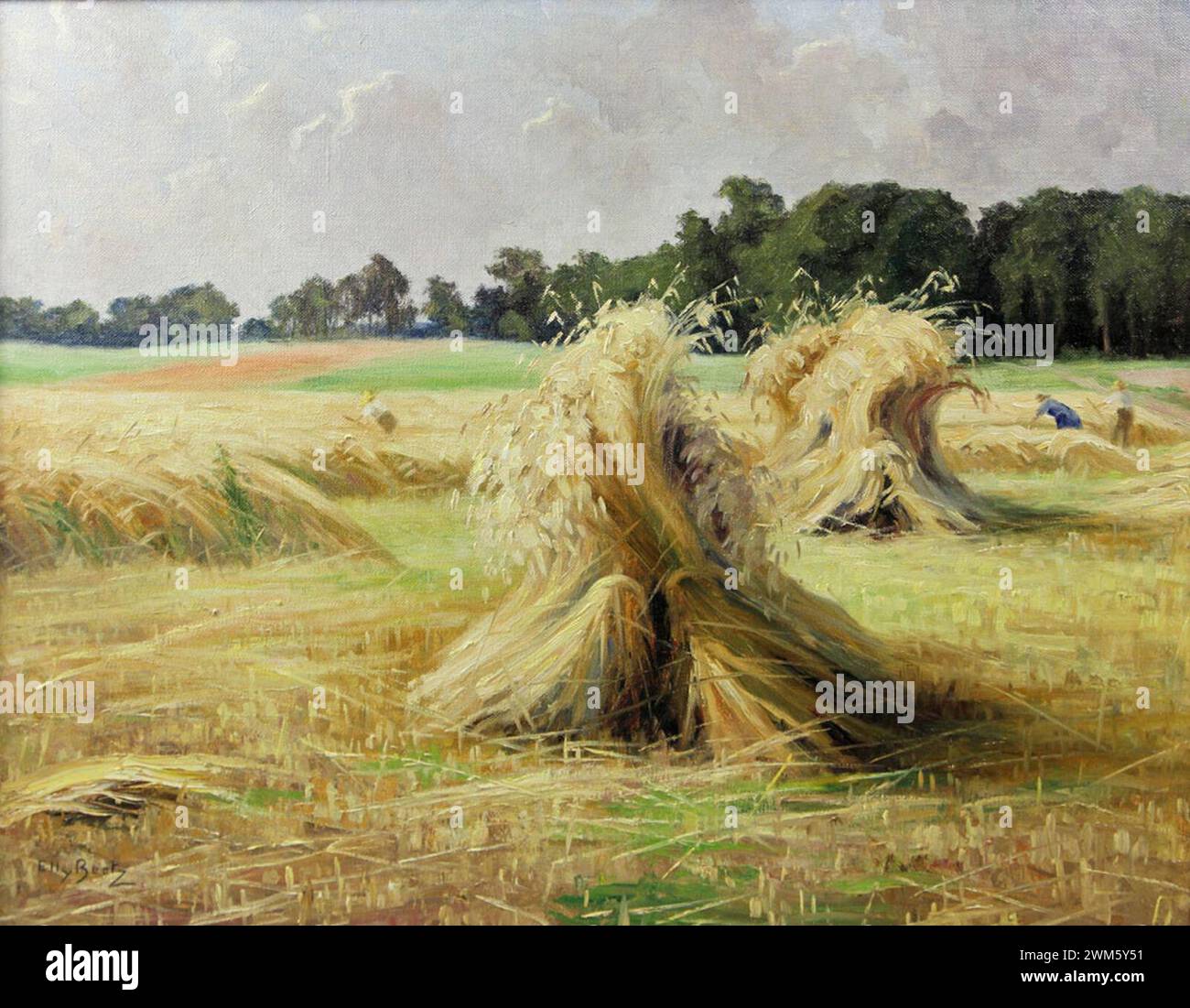 Bei der Heuernte - by Elly Beetz Stock Photo - Alamy