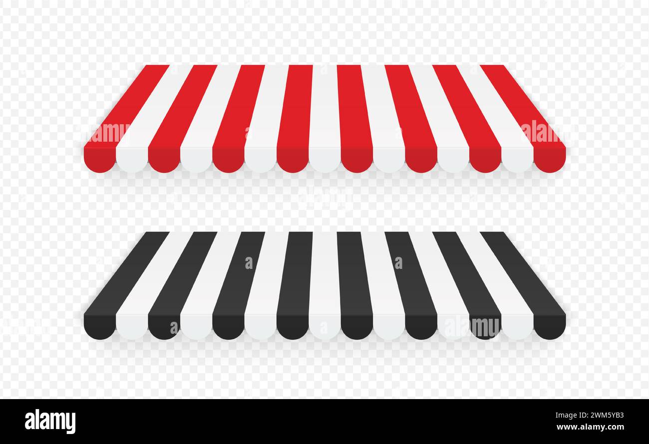 Black awnings Stock Vector Images - Alamy