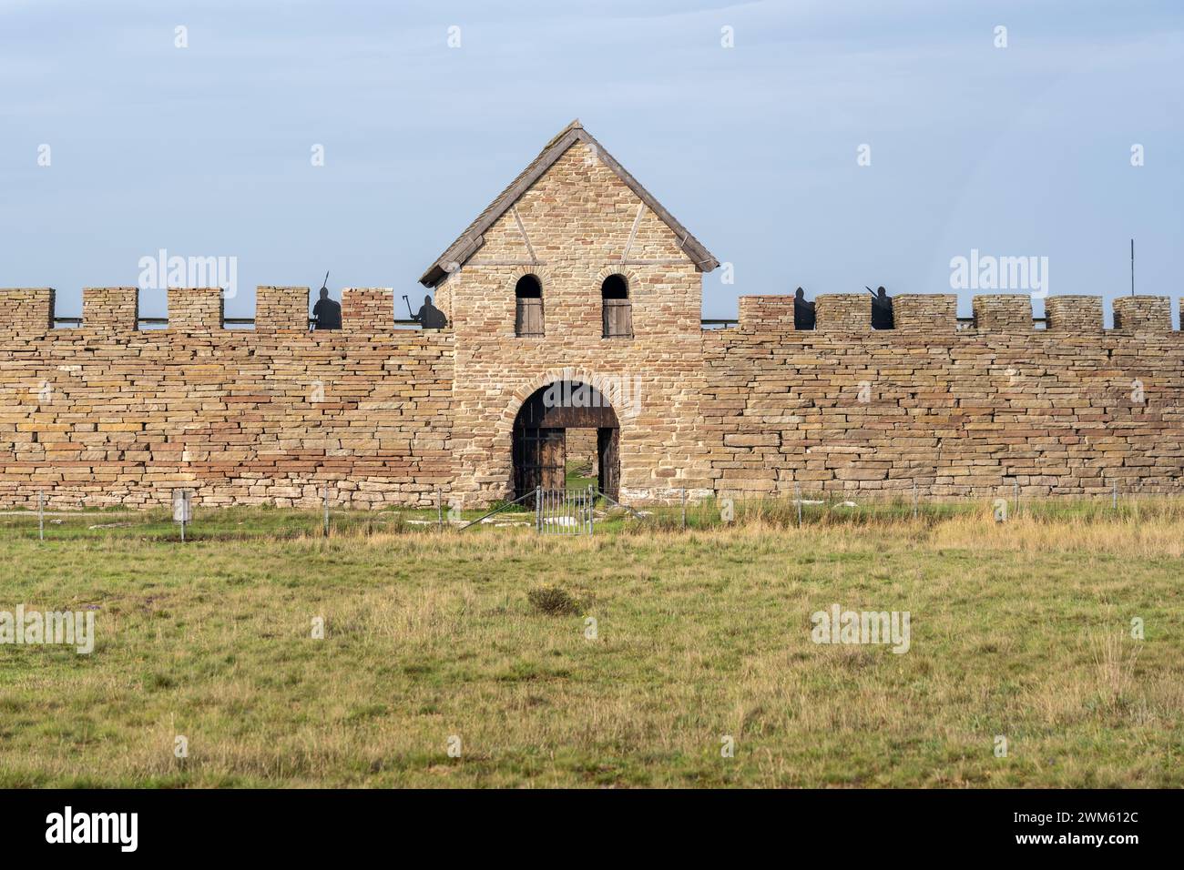 The entrance of the Viking castle in Oland, Sweden Stock Photo - Alamy