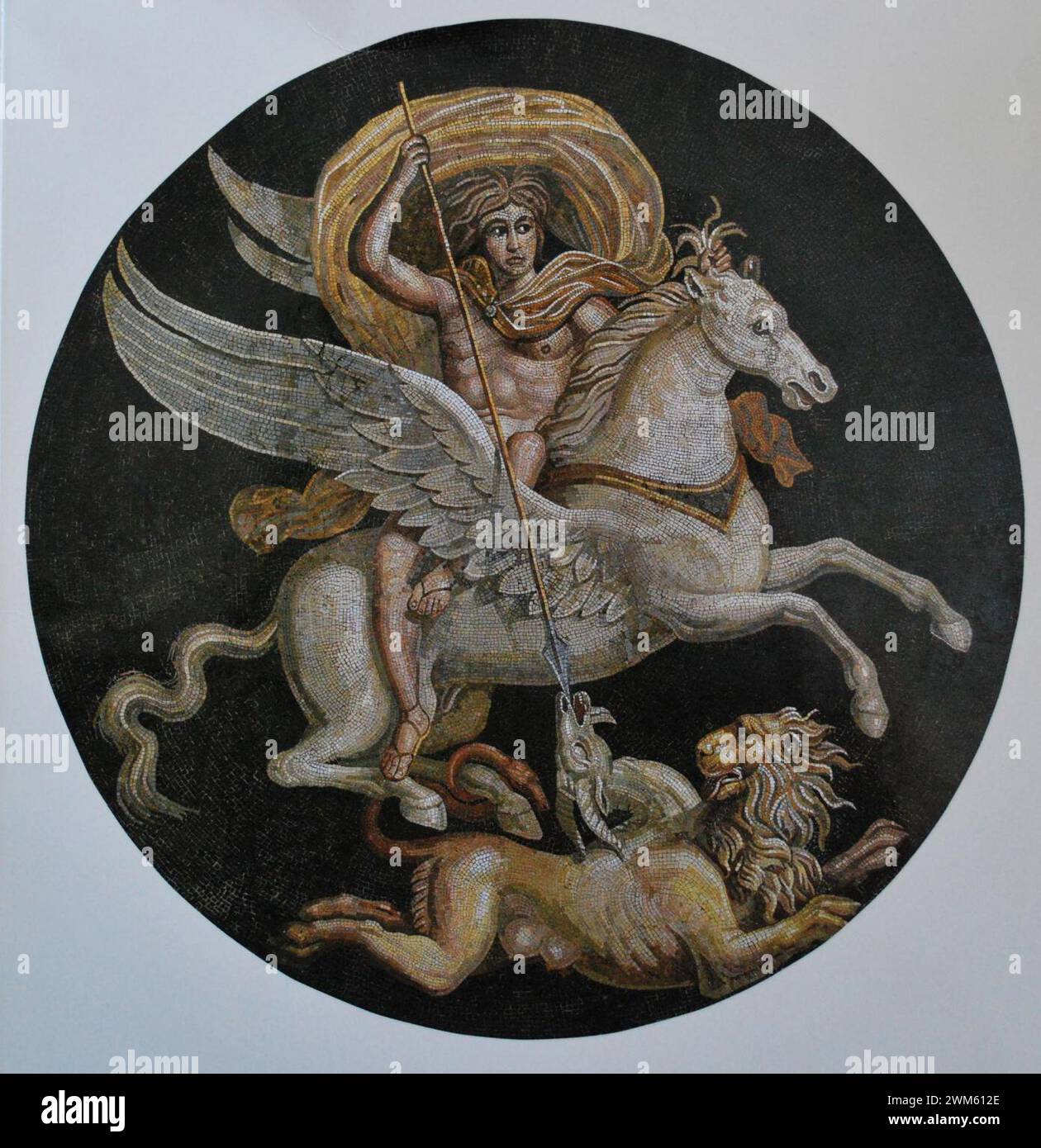 Bellerophon killing the chimera hi-res stock photography and images - Alamy