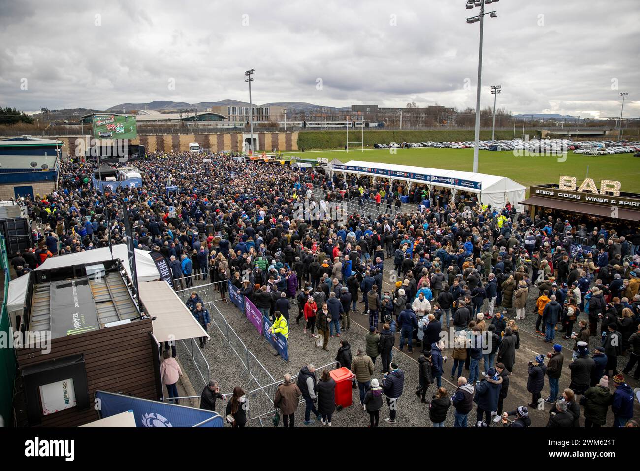 Edinburgh, UK. 24th February 2024; Murrayfield Stadium, Edinburgh ...