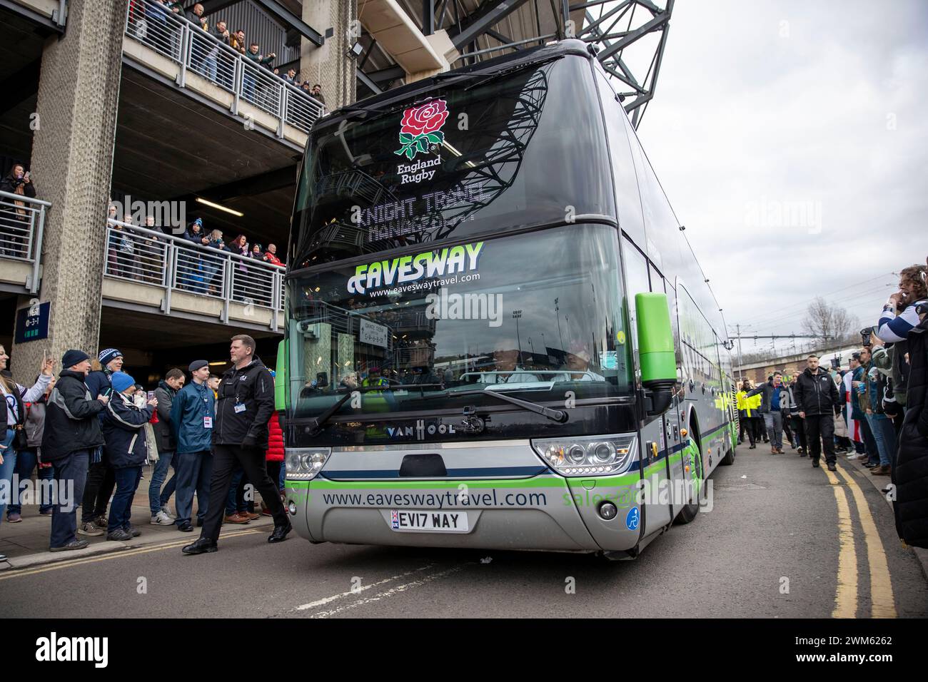 Edinburgh, UK. 24th February 2024; Murrayfield Stadium, Edinburgh ...