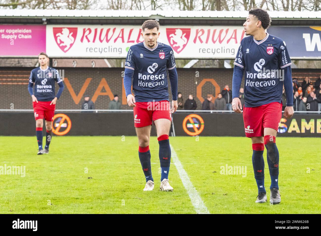 Hardenberg, Netherlands. 24th Feb, 2024. HARDENBERG, Sportpark de ...