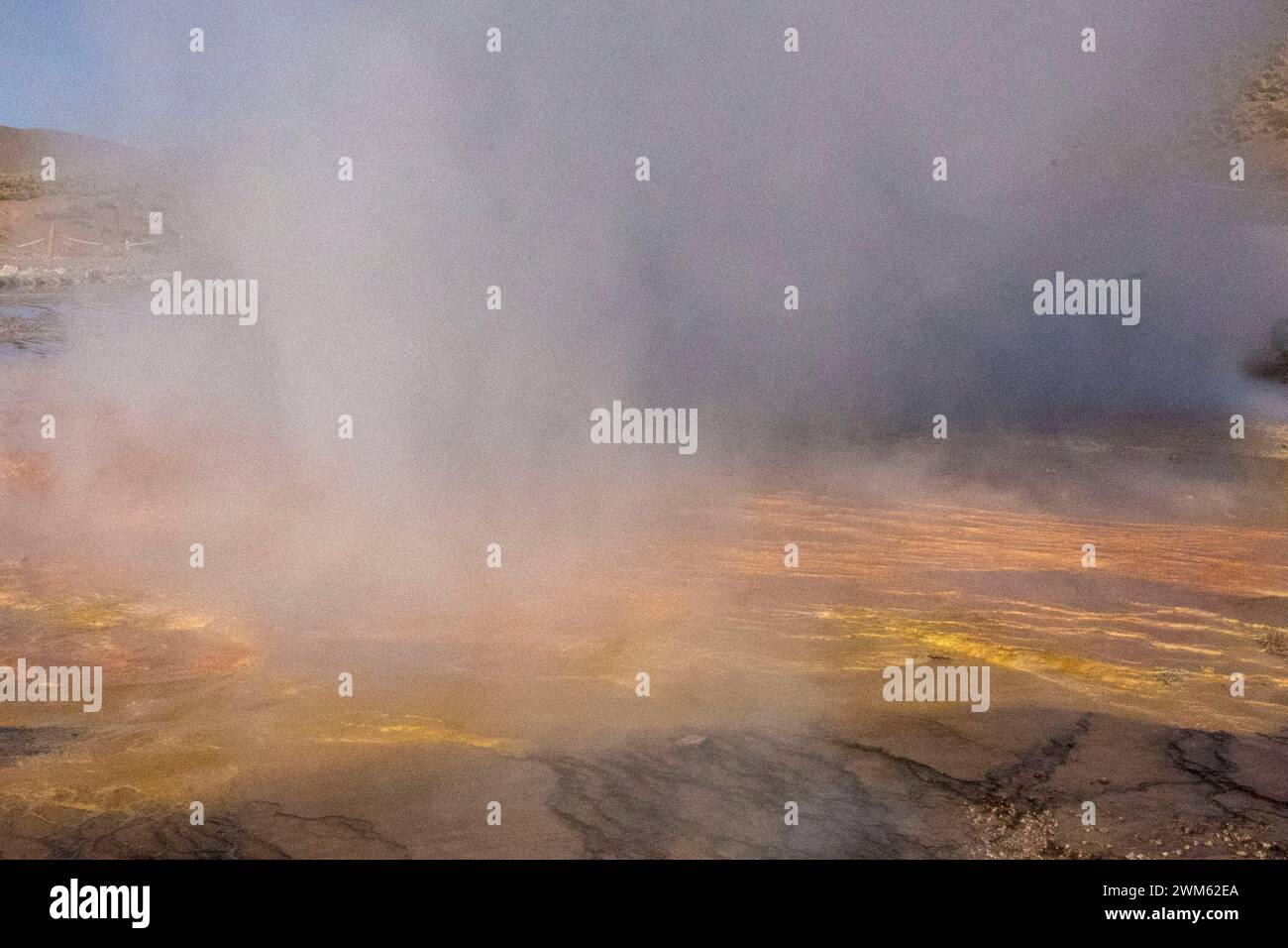 Hot steam rising from rocky hi-res stock photography and images - Alamy