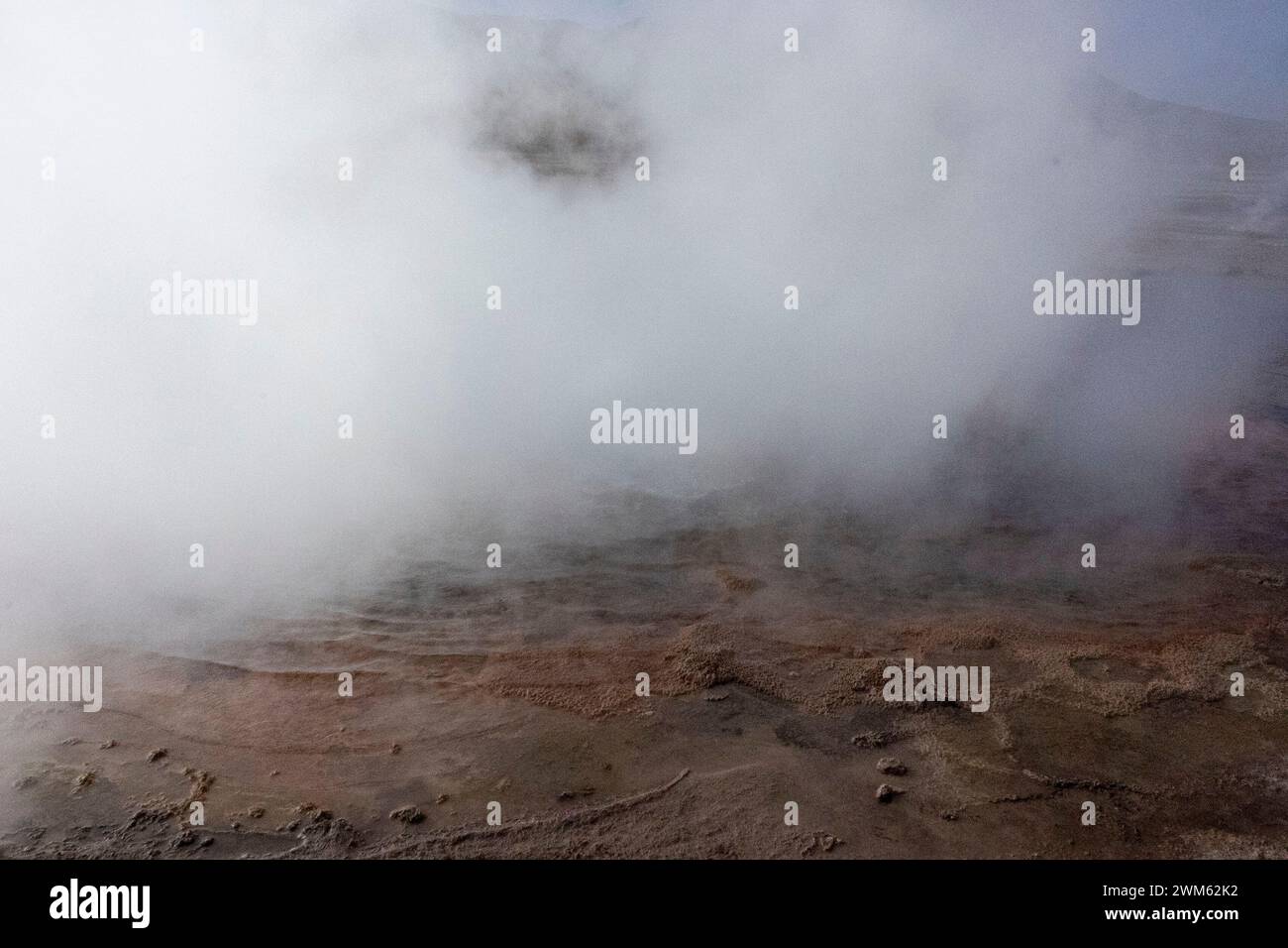 Tatio Geysers, San Pedro de Atacama, Chile. Volcanic hot springs that ...