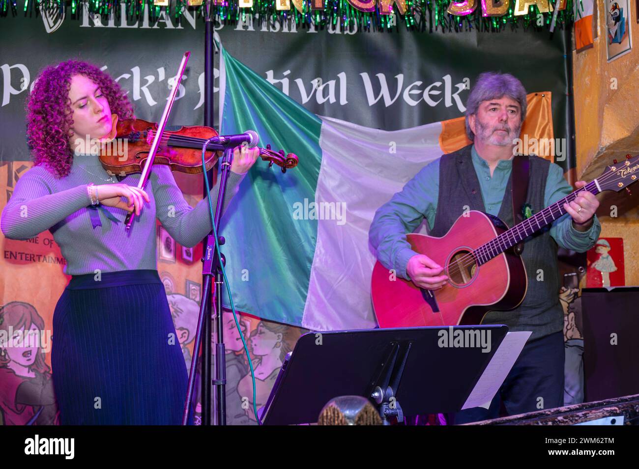 Muenchen, Pressevorstellung zum 26. Muenchner St. Patricks Day, Orla ...