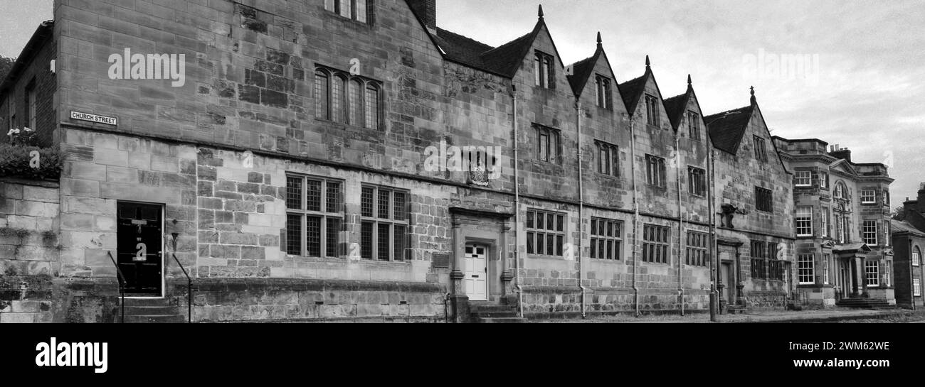 The Free Gramma School, Main Street Ashbourne town; Peak District ...