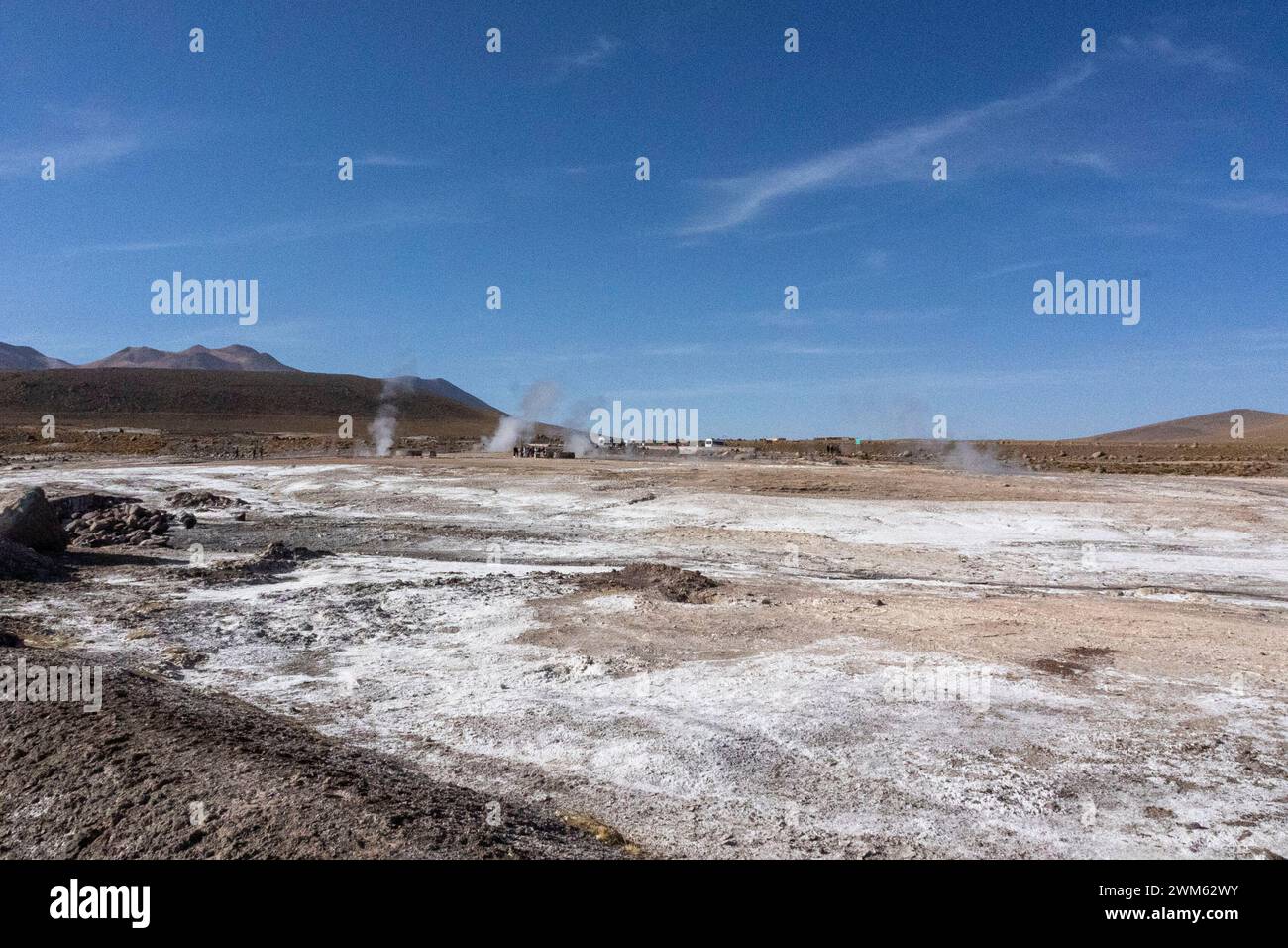 Tatio Geysers, San Pedro de Atacama, Chile. Volcanic hot springs that ...